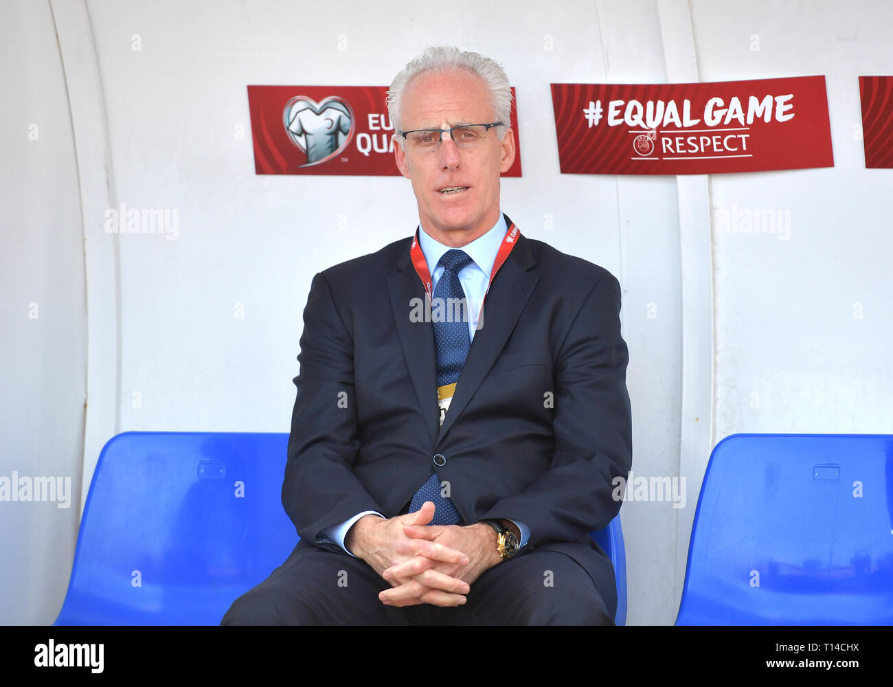 Republic of Ireland manager Mick McCarthy during the UEFA Euro 2020 ...
