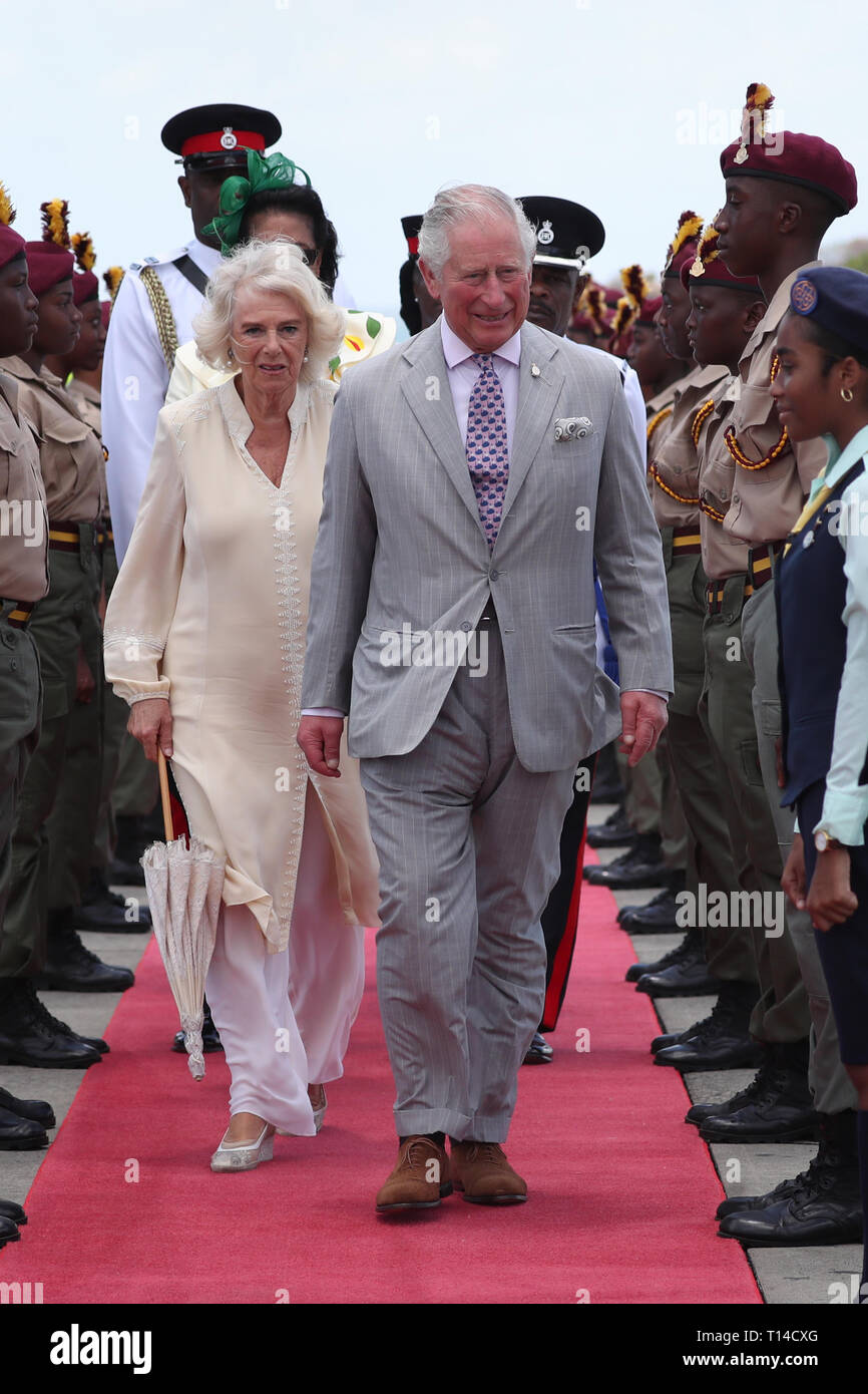 The Prince of Wales and the Duchess of Cornwall arrive at Maurice ...
