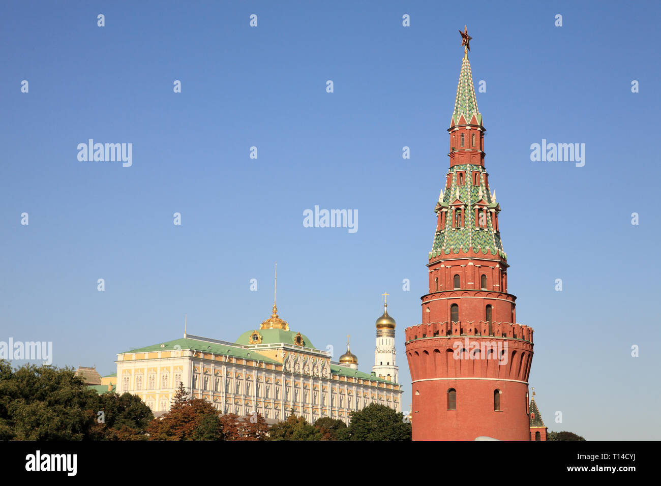 Kremlin tower on sky background Stock Photo - Alamy