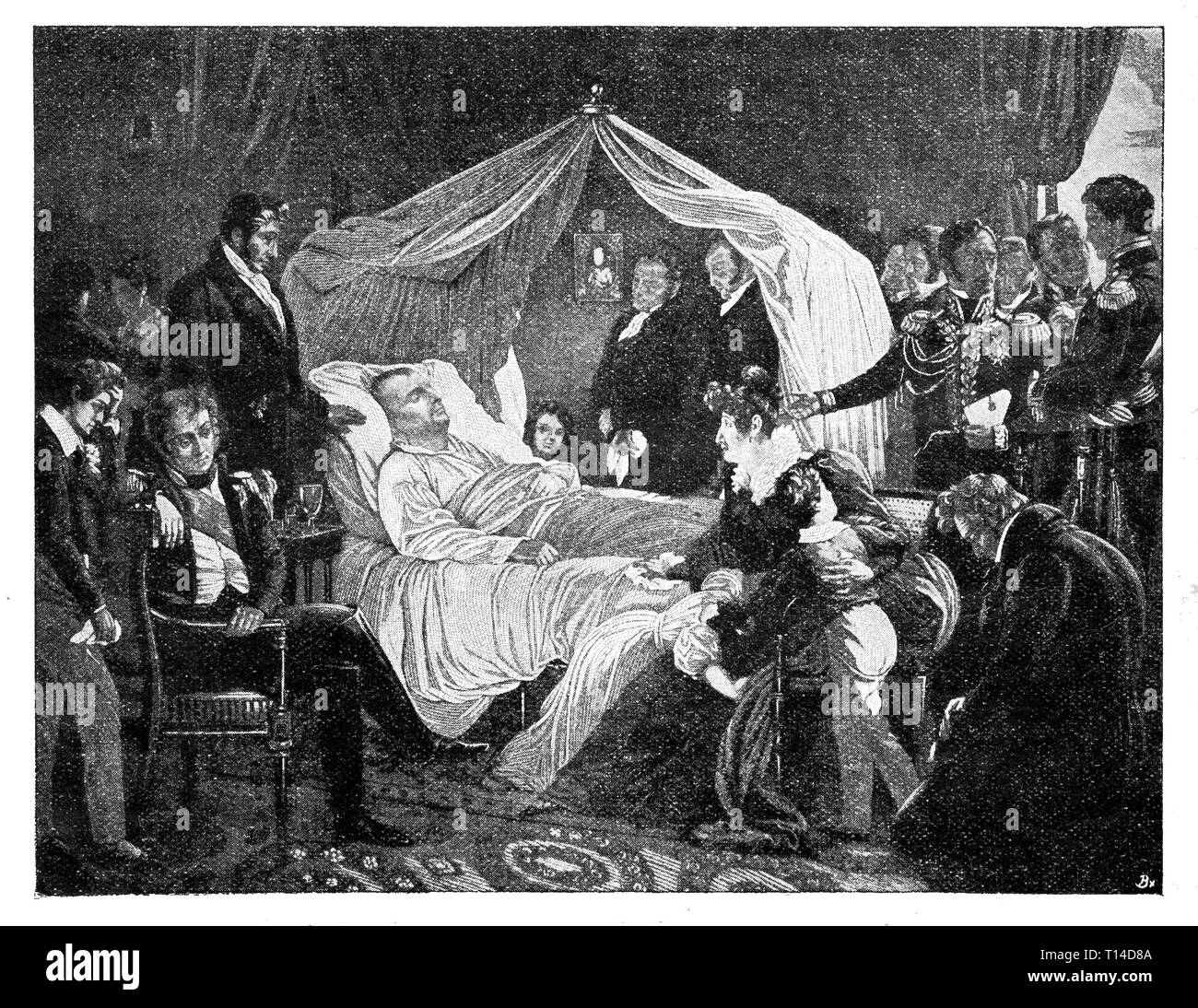 Napoleon on his deathbed hi-res stock photography and images - Alamy
