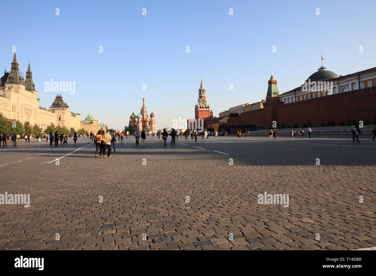 Moscow kremlin red square Stock Photo - Alamy