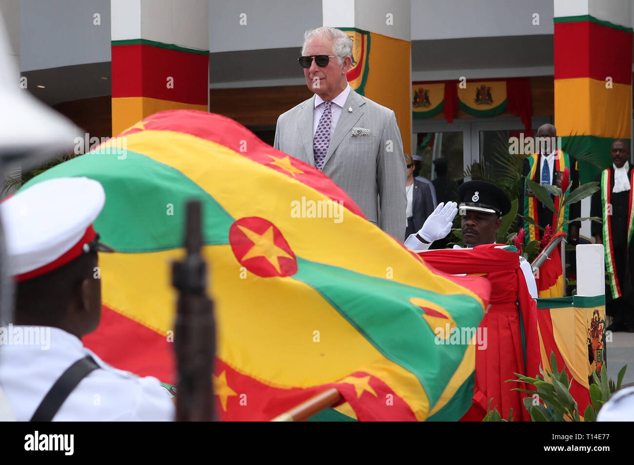 The Prince of Wales attends an Official Welcome Ceremony and Reception ...