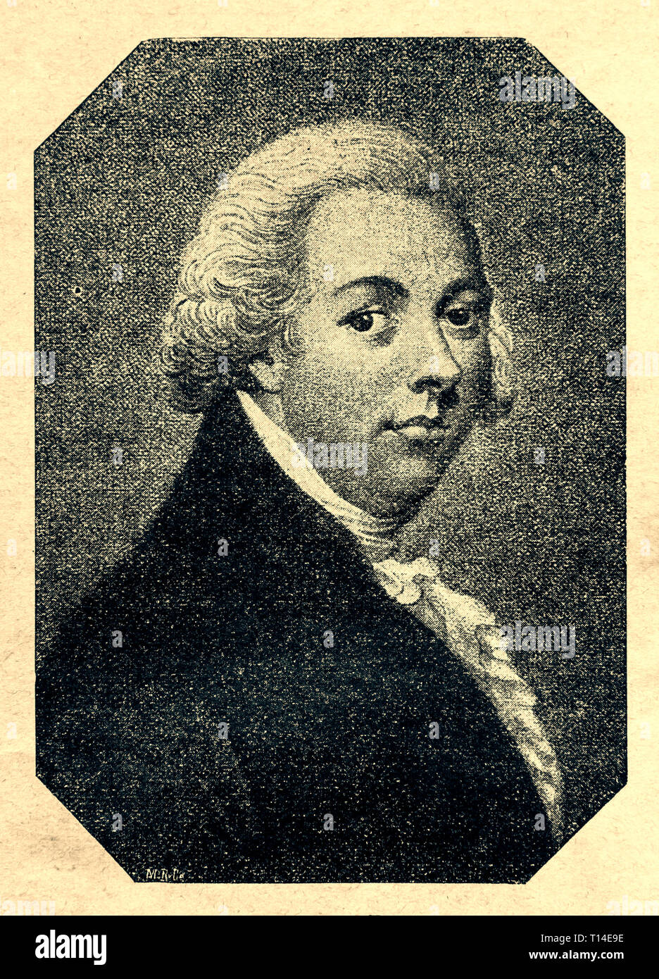 William Pitt,British statesman. Digital improved reproduction from ...