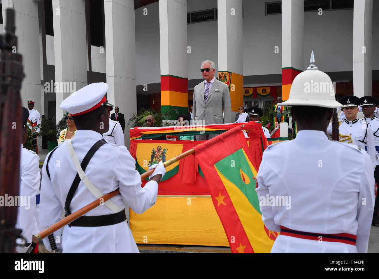 The Prince of Wales attends an Official Welcome Ceremony and Reception ...
