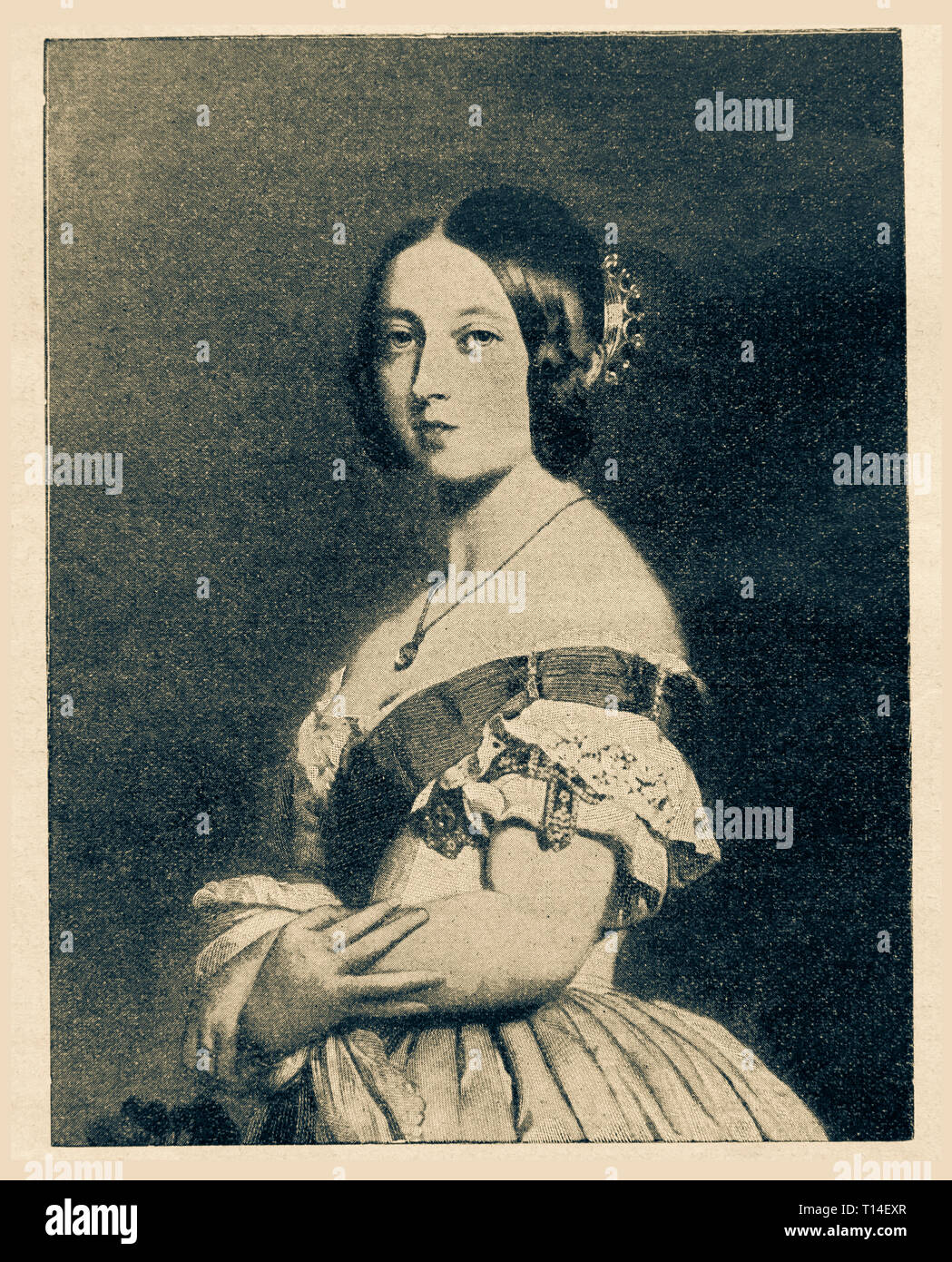 Queen victoria portrait painting hi-res stock photography and images ...
