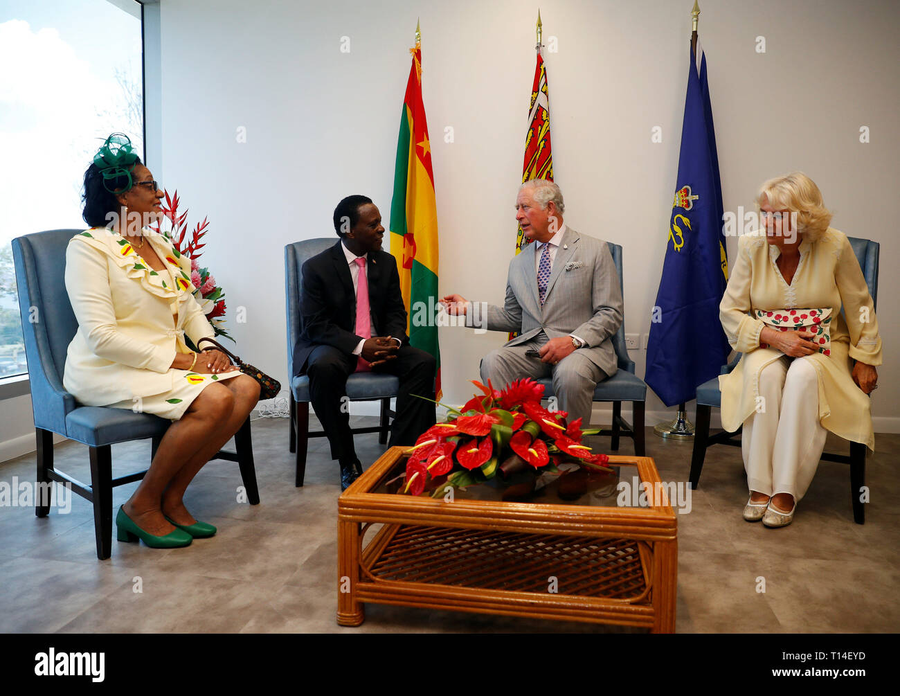 The Prince of Wales and the Duchess of Cornwall meet the Prime Minister ...