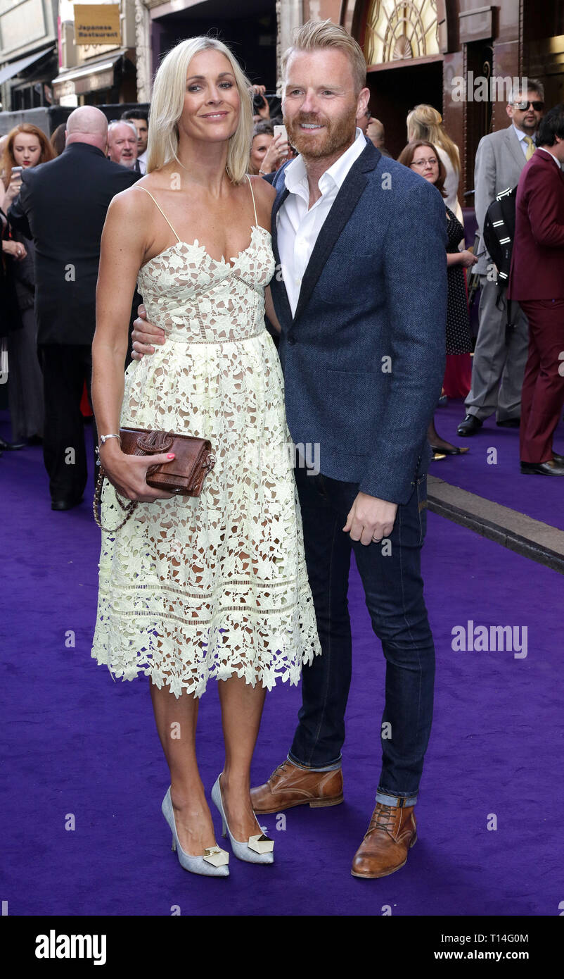 Jenni falconer james midgley attending hi-res stock photography and ...