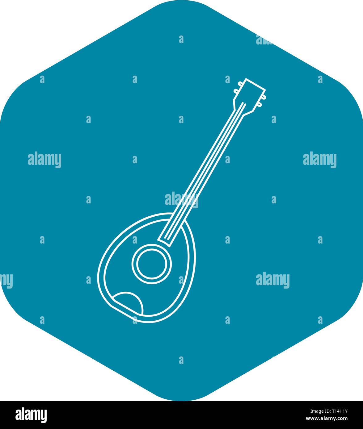 Saz traditional turkish instrument Stock Vector Images - Alamy