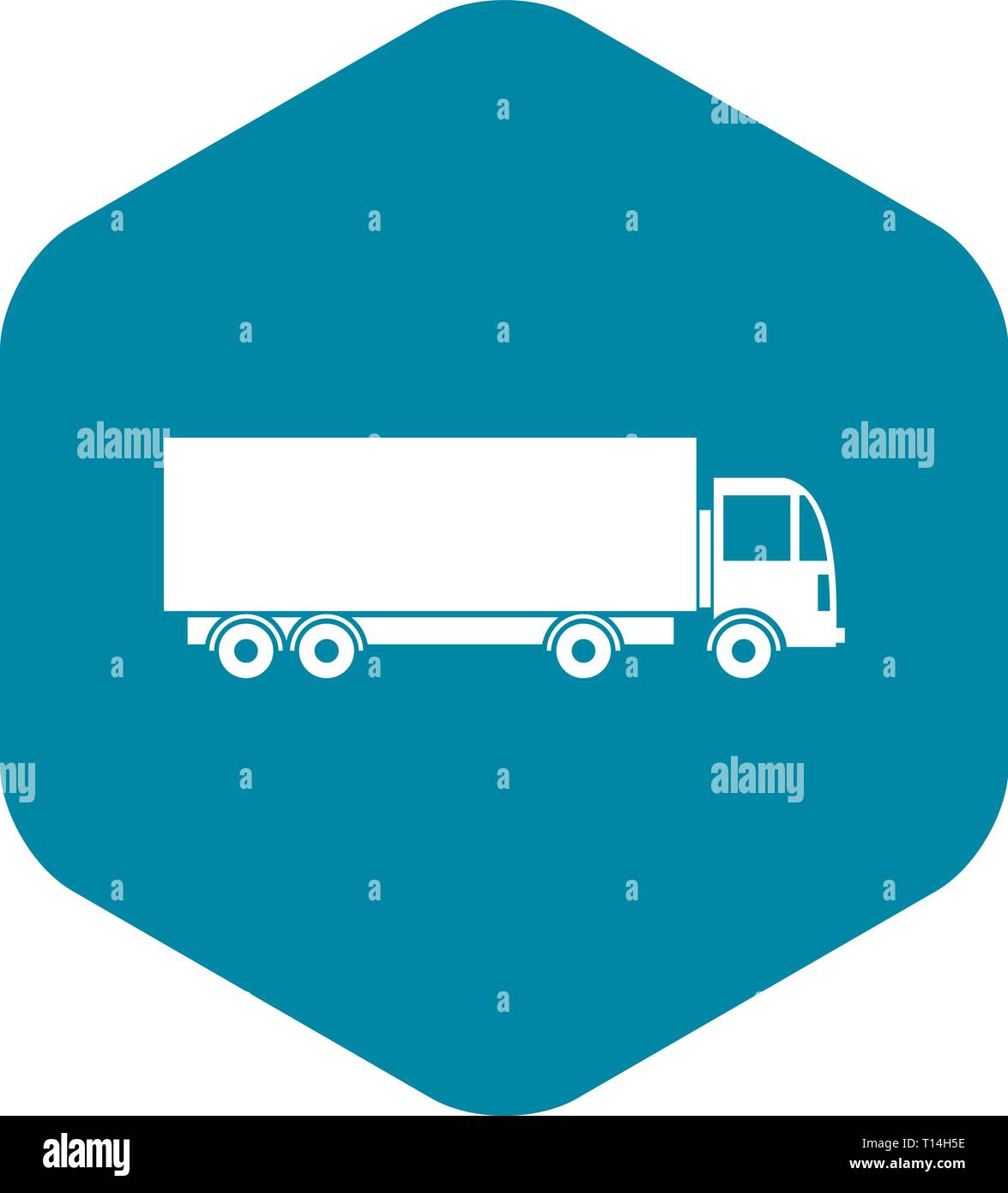 Truck icon, simple style Stock Vector Image & Art - Alamy