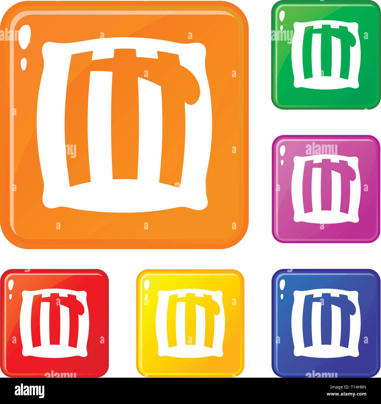 Black color plastic wrap Stock Vector Images - Alamy