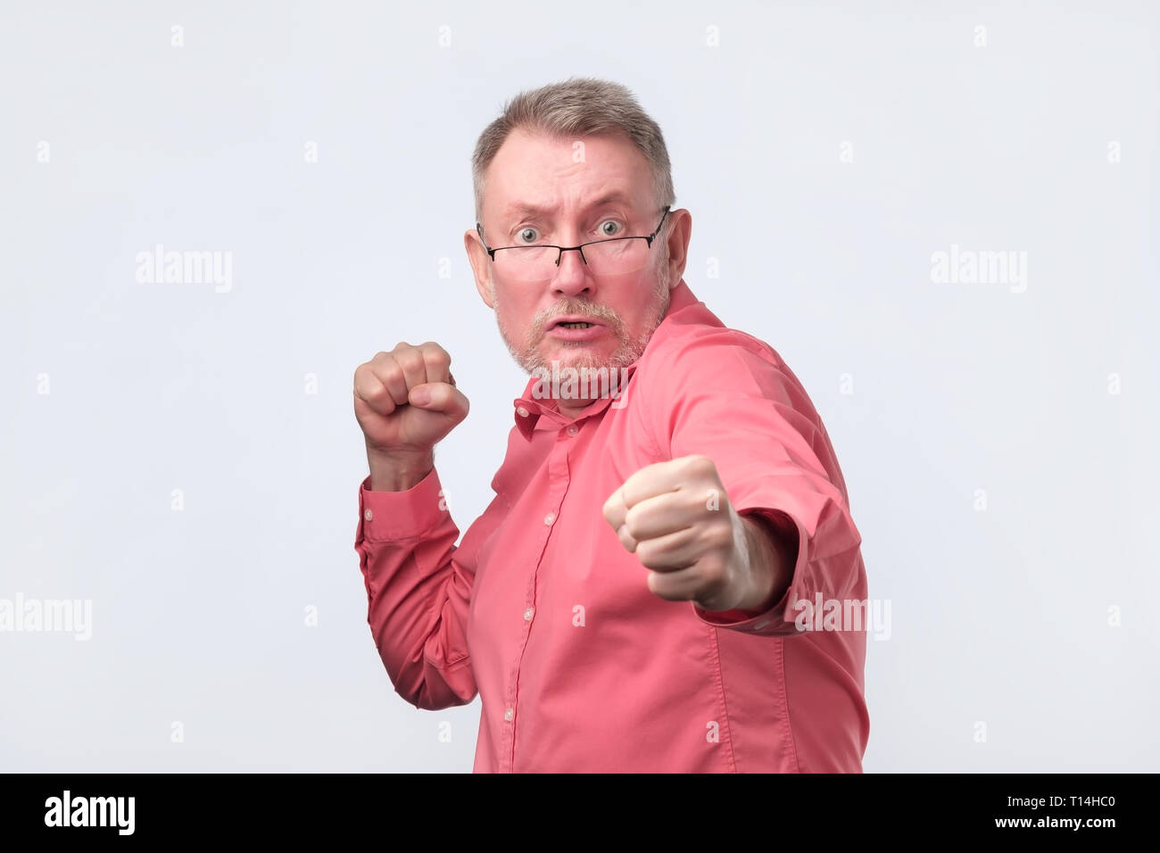 Defence pose hi-res stock photography and images - Alamy
