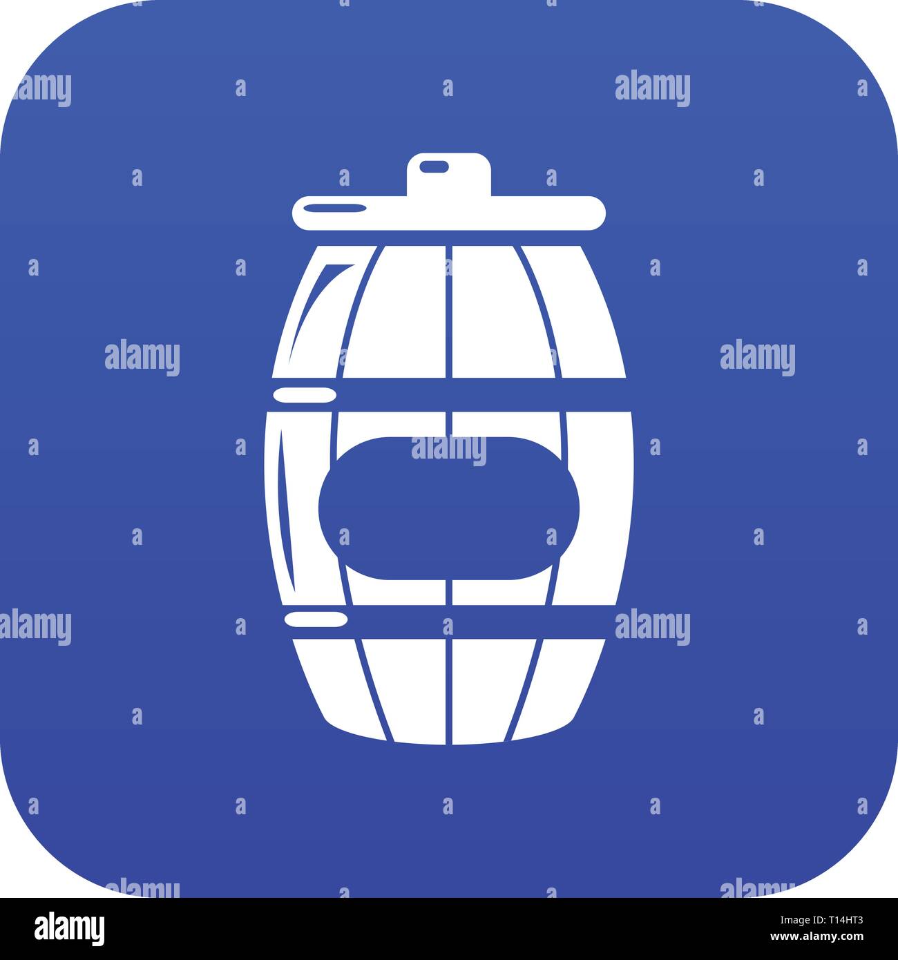 Honey barrel icon blue vector Stock Vector Image & Art - Alamy