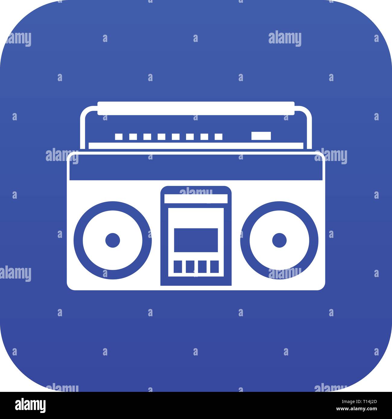 Recorder icon digital blue Stock Vector Image & Art - Alamy