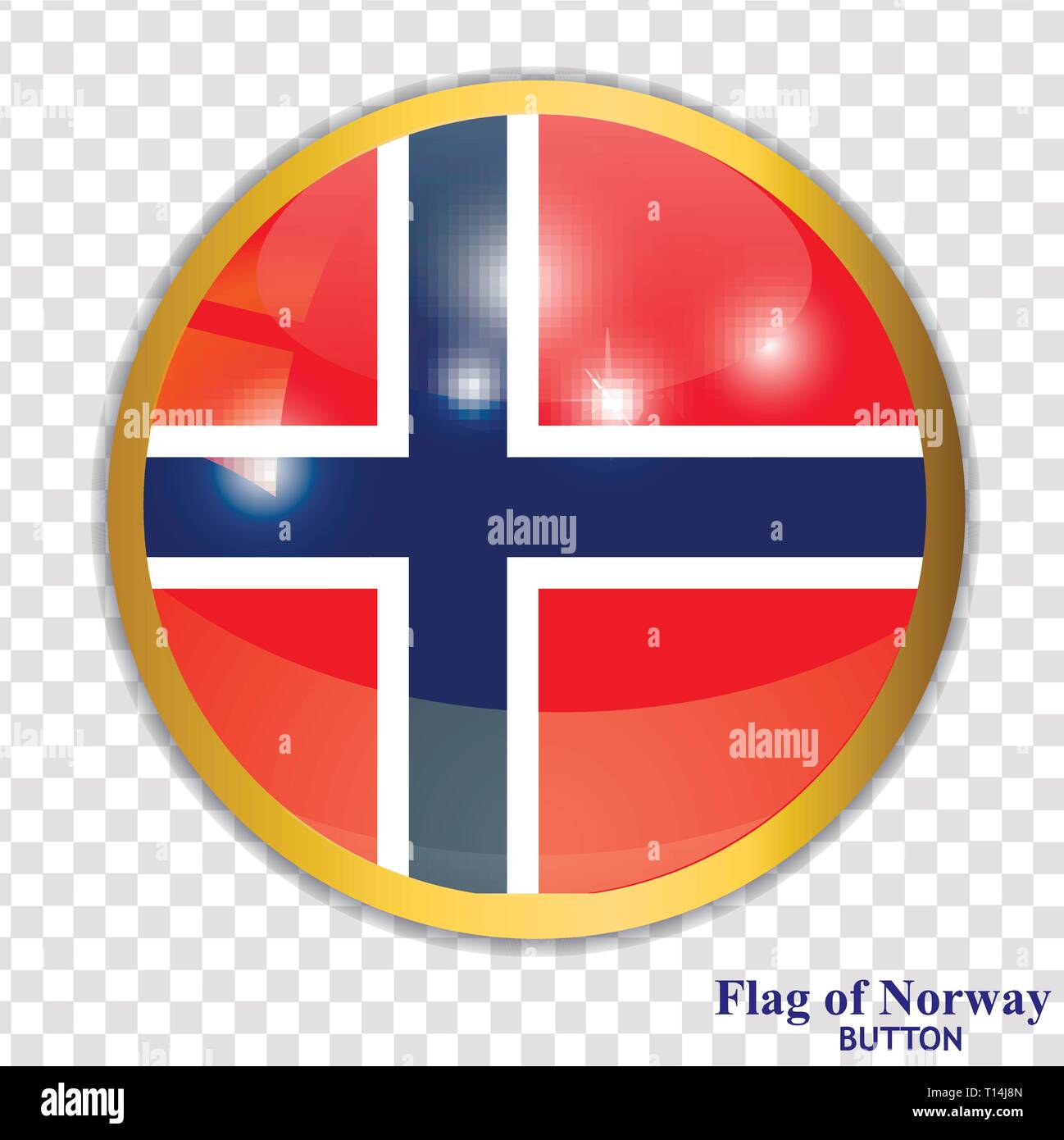 Banner with flag of Norway. Colorful illustration with flags for web ...