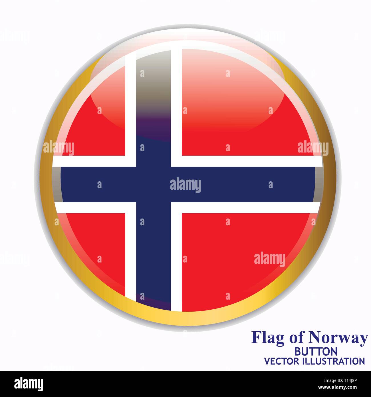 Banner with flag of Norway. Colorful illustration with flags for web ...