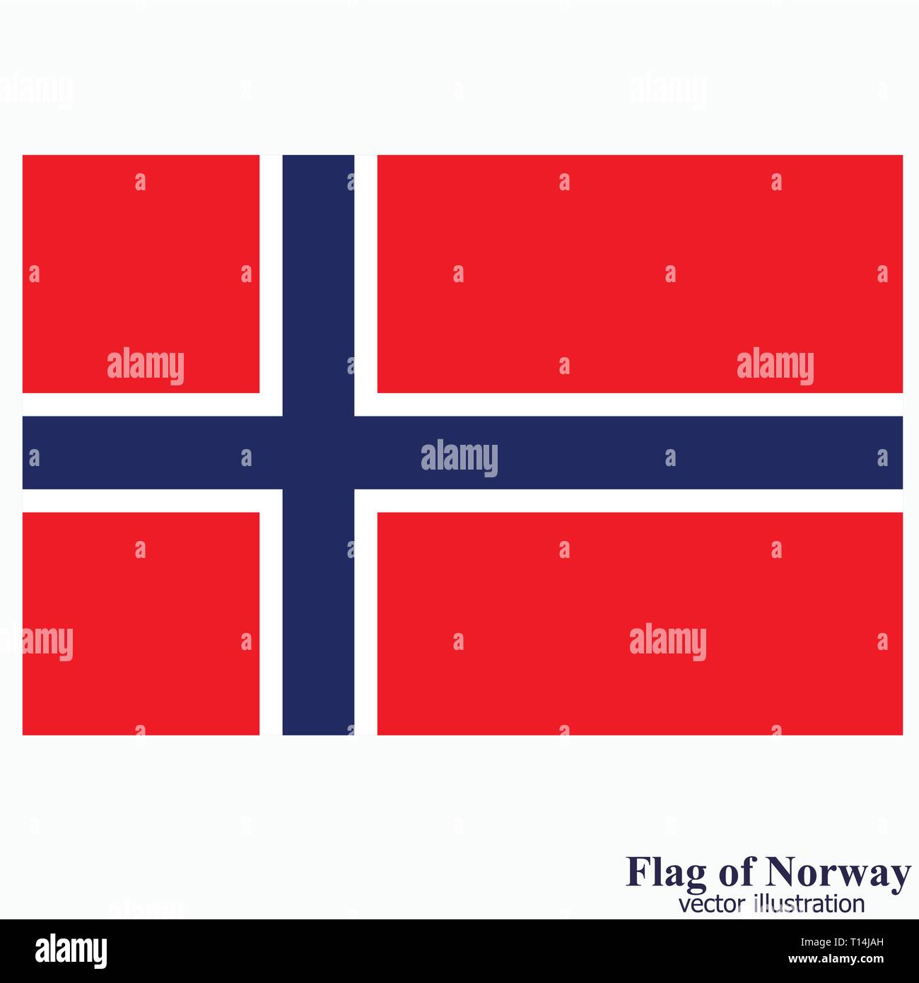 Banner with flag of Norway. Colorful illustration with flags for web ...