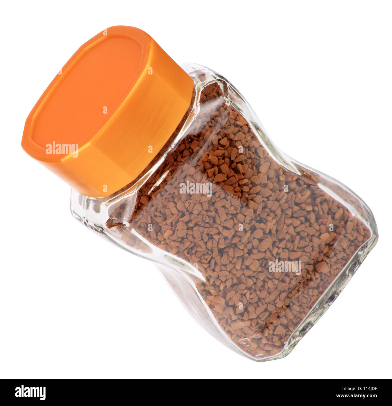 jar of instant coffee isolated Stock Photo - Alamy