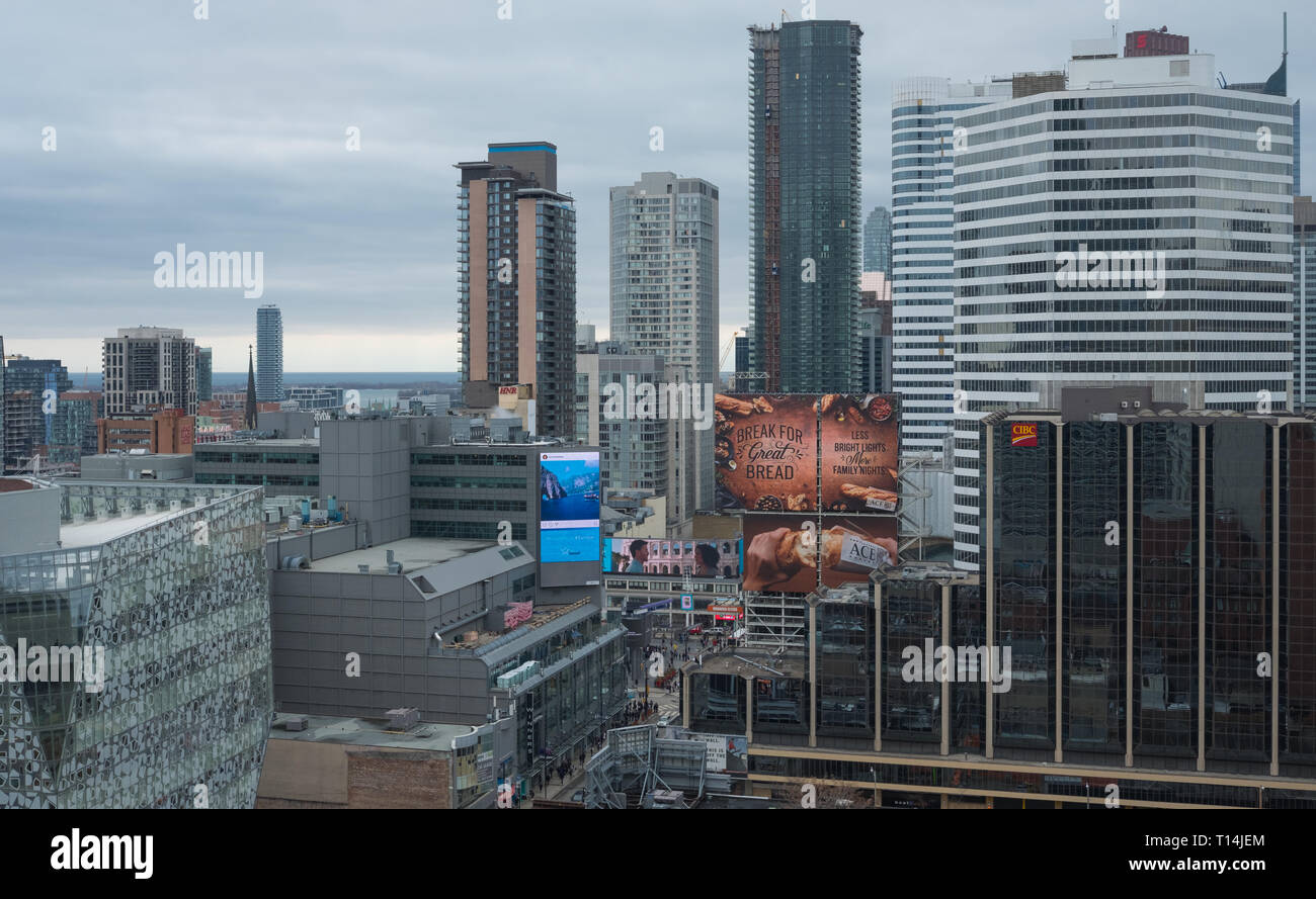 View of Yonge Street, Toronto. Canada Stock Photo - Alamy