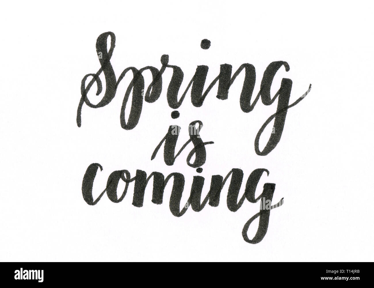 Spring coming Cut Out Stock Images & Pictures - Alamy