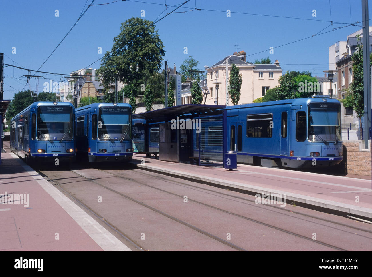 Rouen, Tramway, Station Boulingrin - Rouen, Tramway, Boulingrin Station ...