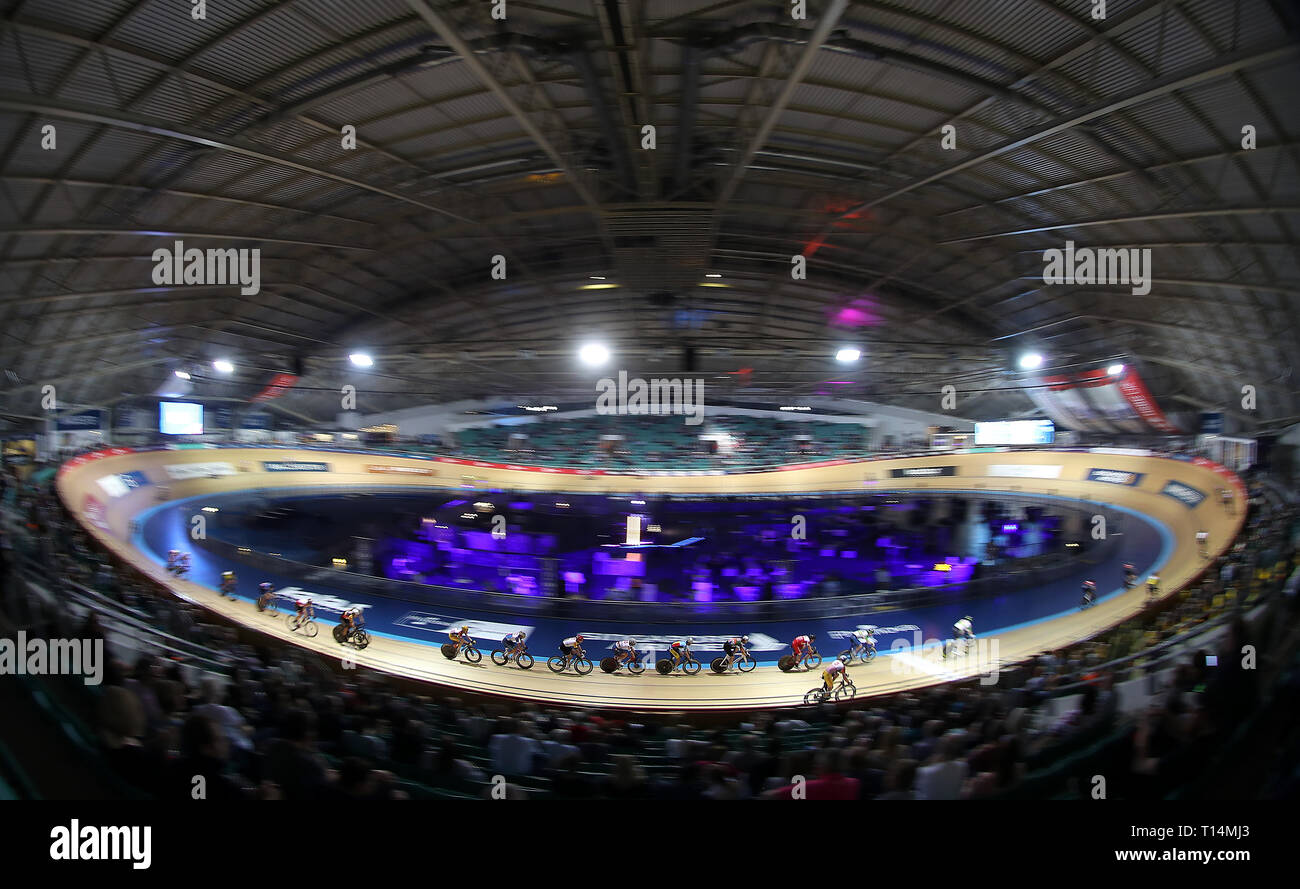 Riders in action during the Madison Chase, during day two of the Six ...