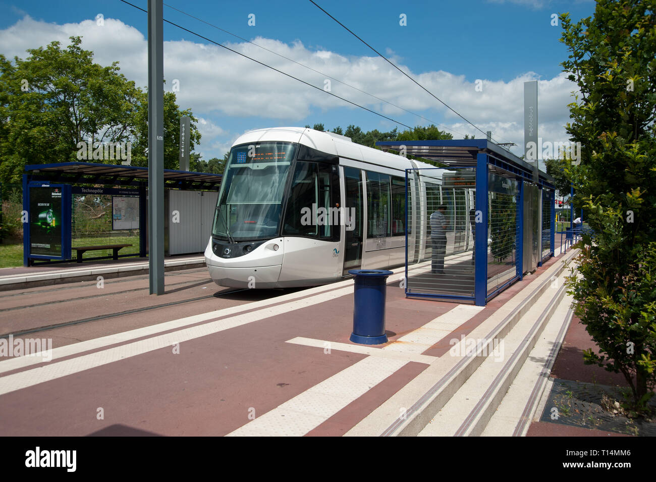 Rouen, Tramway, Station Technopole - Rouen, Tramway, Technopole Station ...