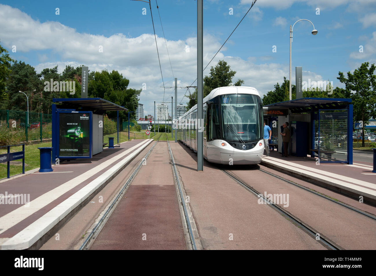 Rouen, Tramway, Station Technopole - Rouen, Tramway, Technopole Station ...