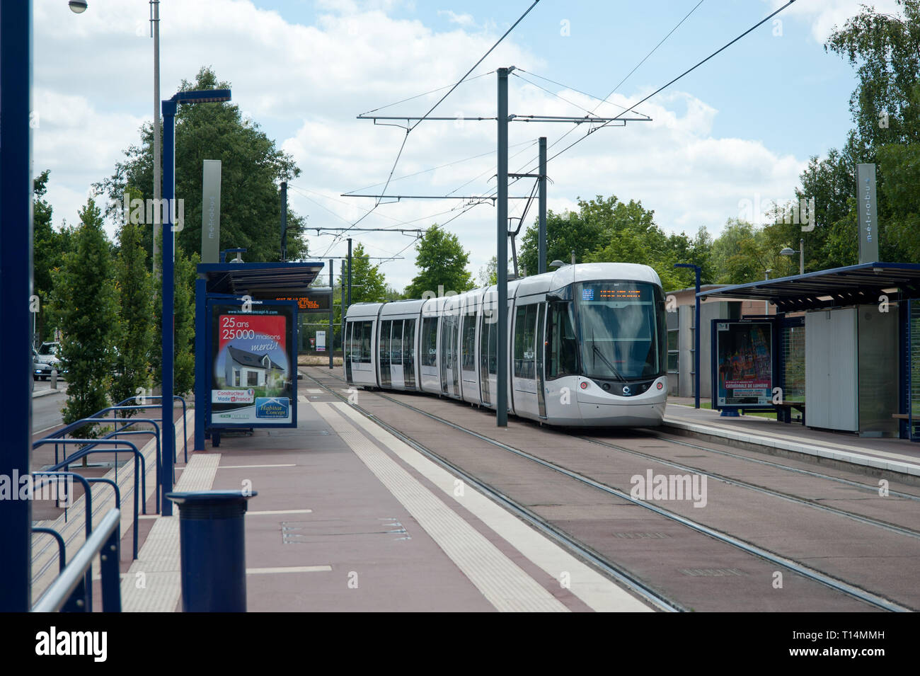 Rouen, Tramway, Station Technopole - Rouen, Tramway, Technopole Station ...