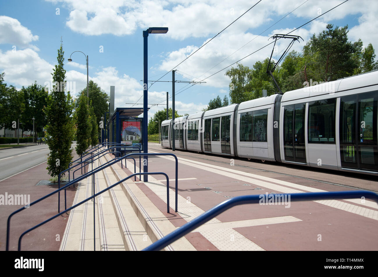Rouen, Tramway, Station Technopole - Rouen, Tramway, Technopole Station ...