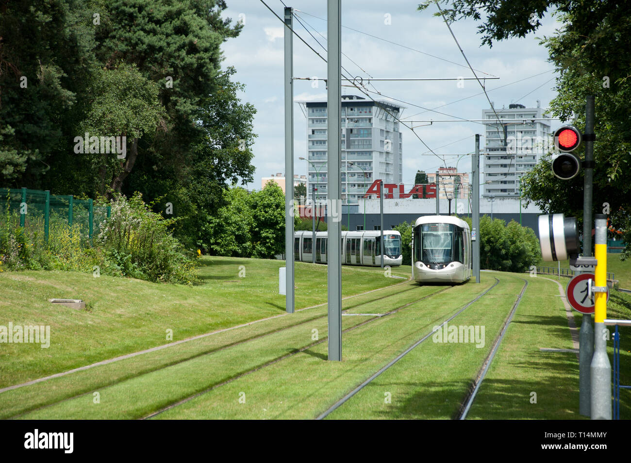 Rouen Tramway High Resolution Stock Photography and Images - Alamy