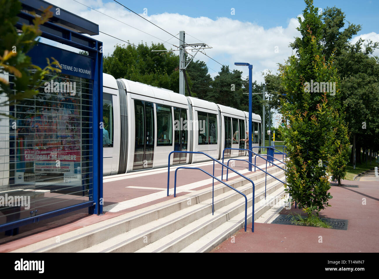 Rouen, Tramway, Station Technopole - Rouen, Tramway, Technopole Station ...