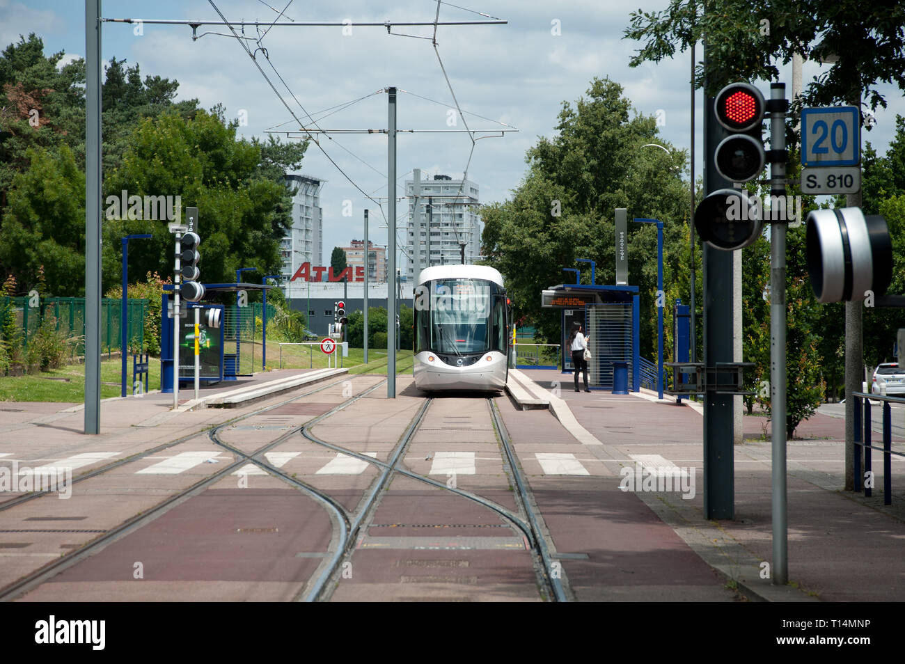 Rouen, Tramway, Station Technopole - Rouen, Tramway, Technopole Station ...