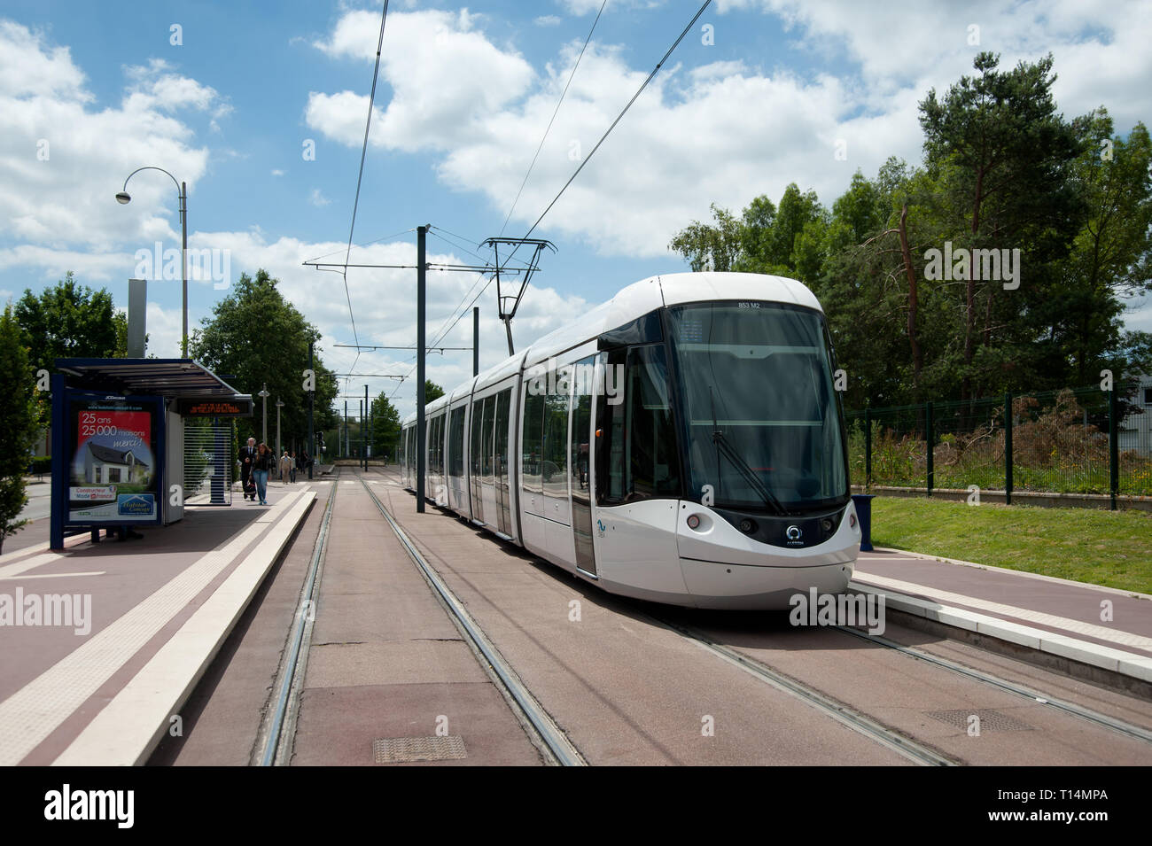 Rouen, Tramway, Station Technopole - Rouen, Tramway, Technopole Station ...