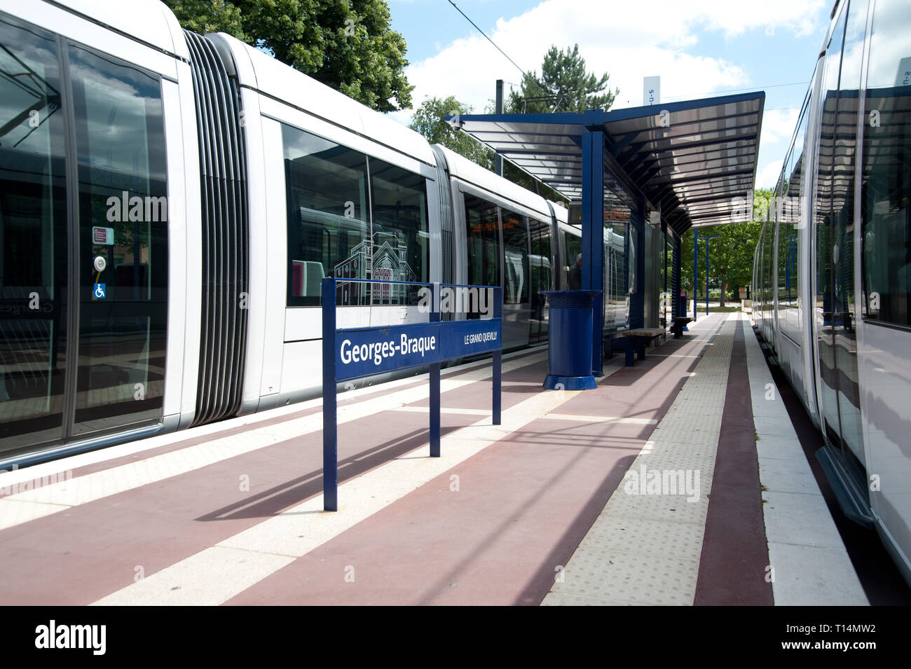 Rouen, Tramway, Station Georges-Braque - Rouen, Tramway, Georges-Braque ...