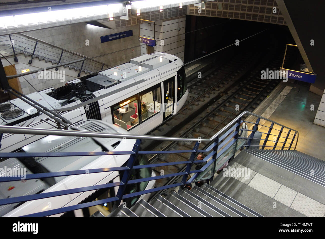 Rouen, Tramway, Station Gare Rue Verte - Rouen, Tramway, Gare Rue Verte ...