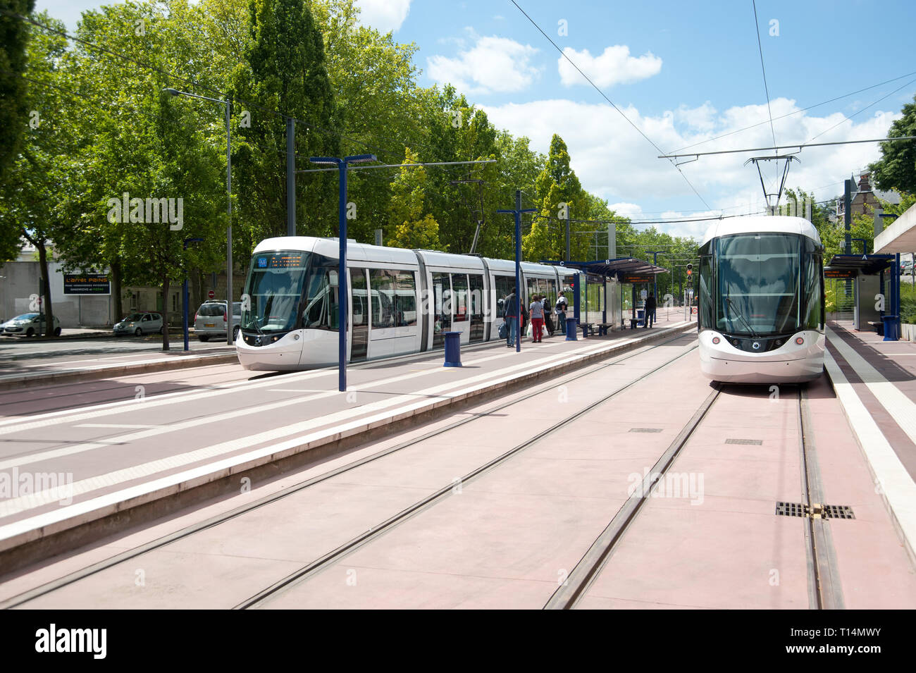 Rouen, Tramway, Station Boulingrin - Rouen, Tramway, Boulingrin Station ...
