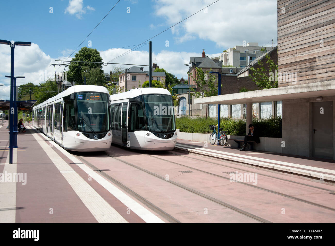 Rouen, Tramway, Station Boulingrin - Rouen, Tramway, Boulingrin Station ...