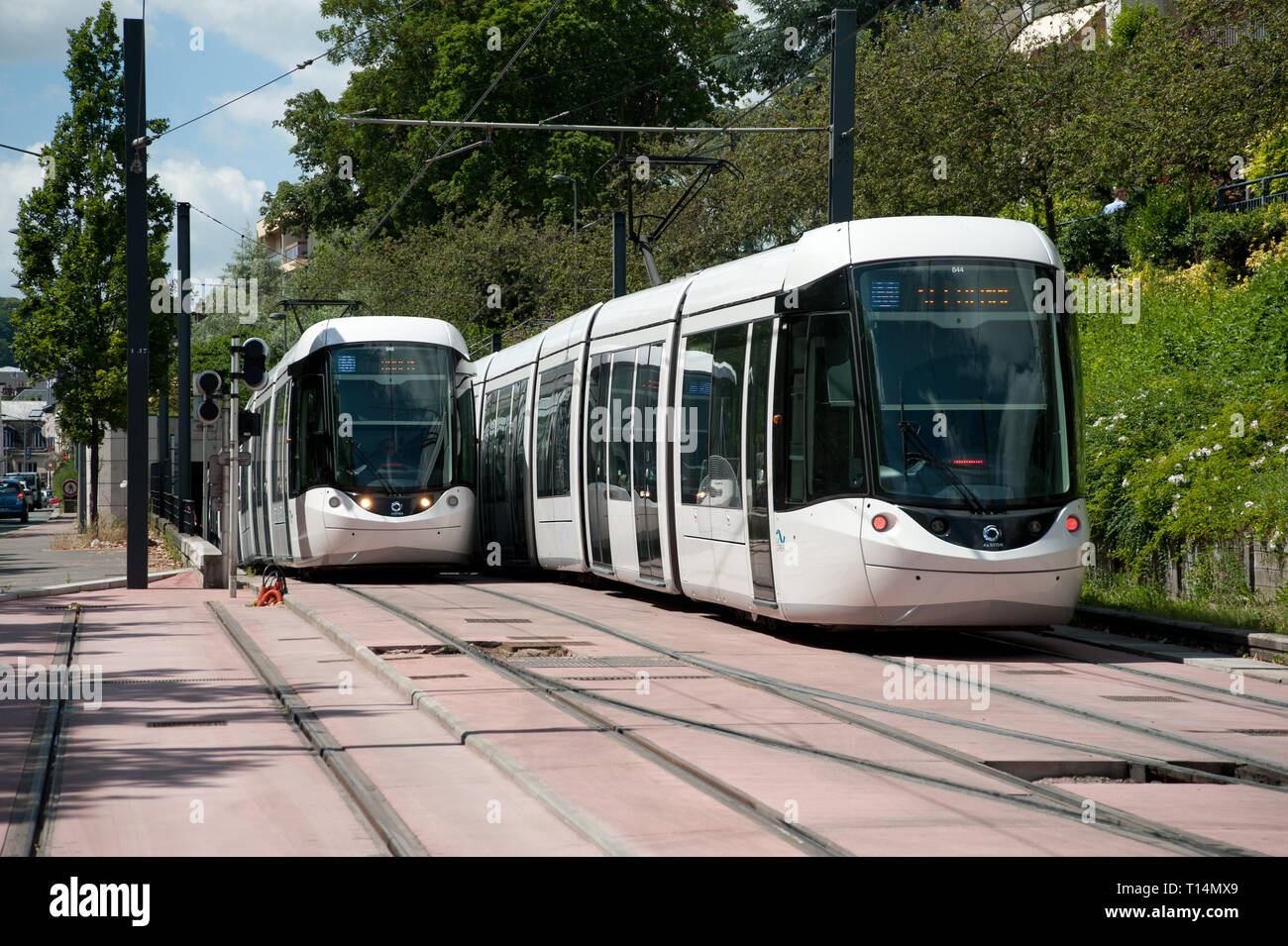 Rouen, Tramway, Station Boulingrin - Rouen, Tramway, Boulingrin Station ...