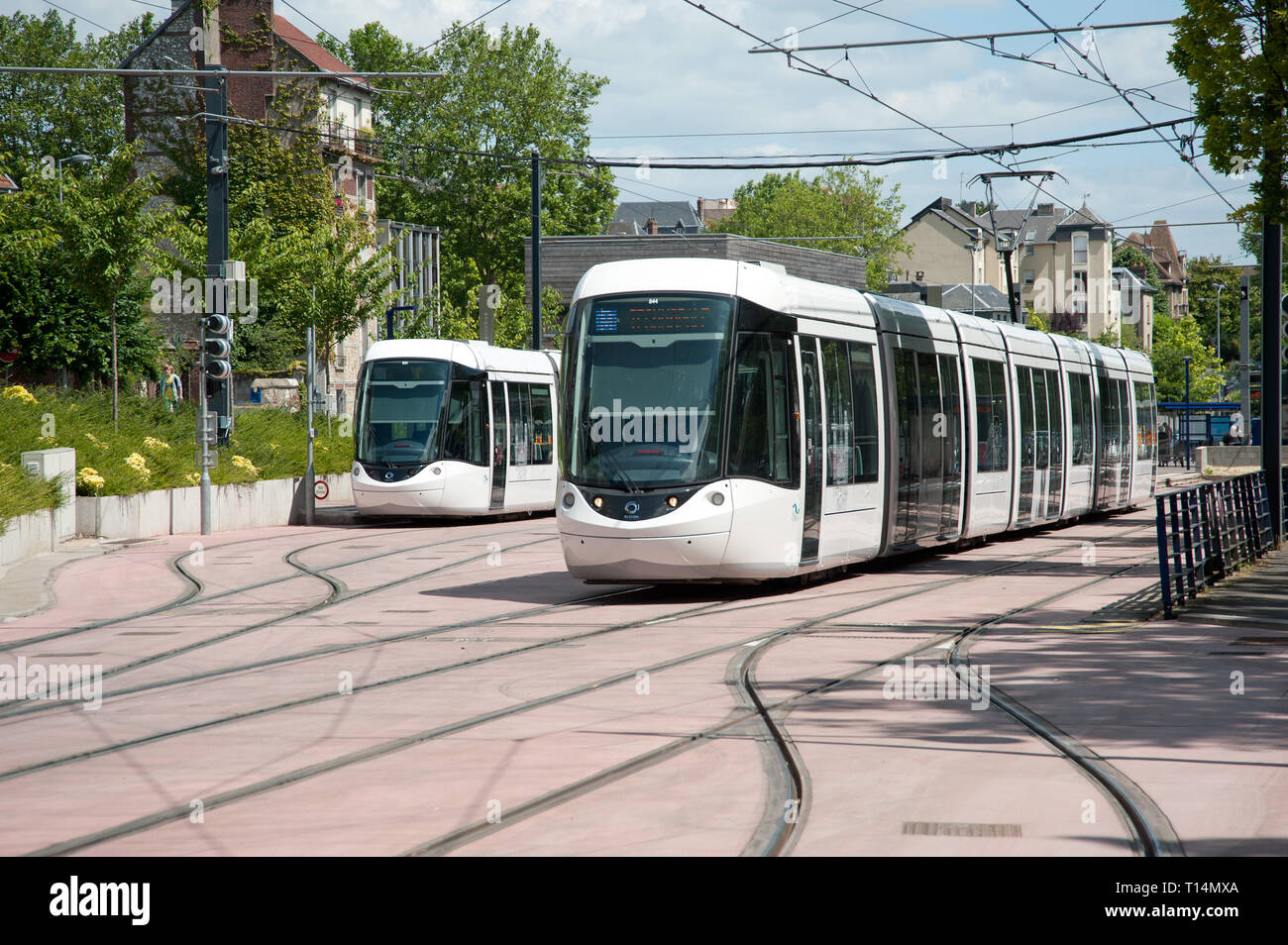 Rouen, Tramway, Station Boulingrin - Rouen, Tramway, Boulingrin Station ...