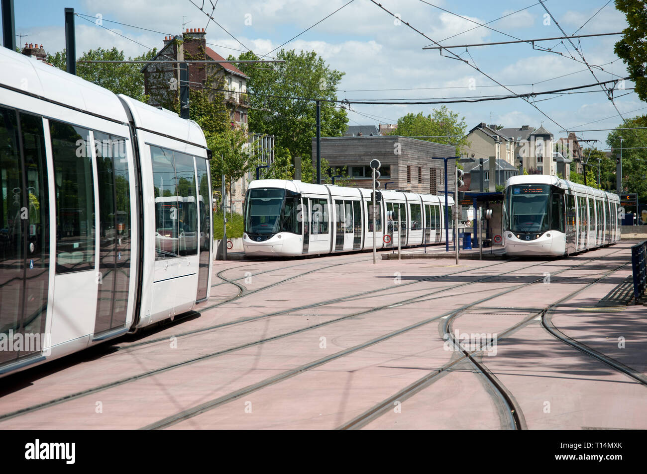 Rouen, Tramway, Station Boulingrin - Rouen, Tramway, Boulingrin Station ...