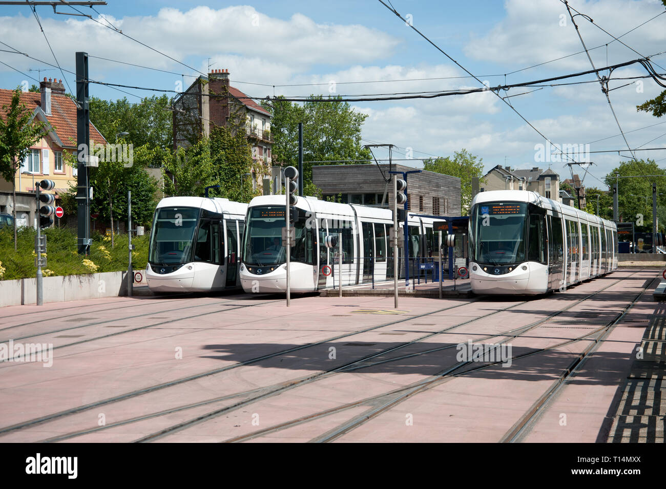 Rouen, Tramway, Station Boulingrin - Rouen, Tramway, Boulingrin Station ...