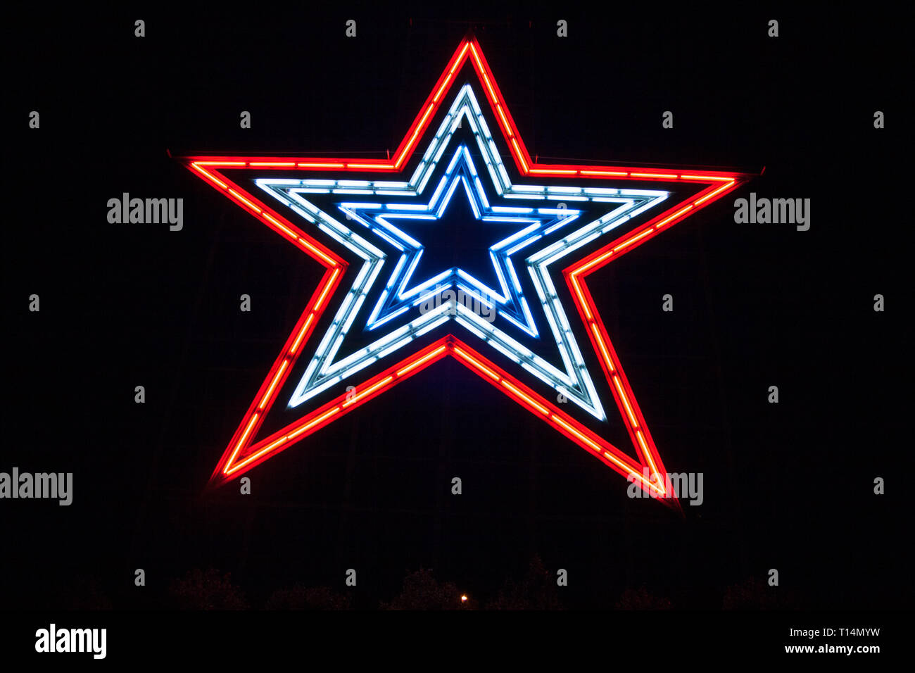 Roanoke Star, Virginia Stock Photo - Alamy
