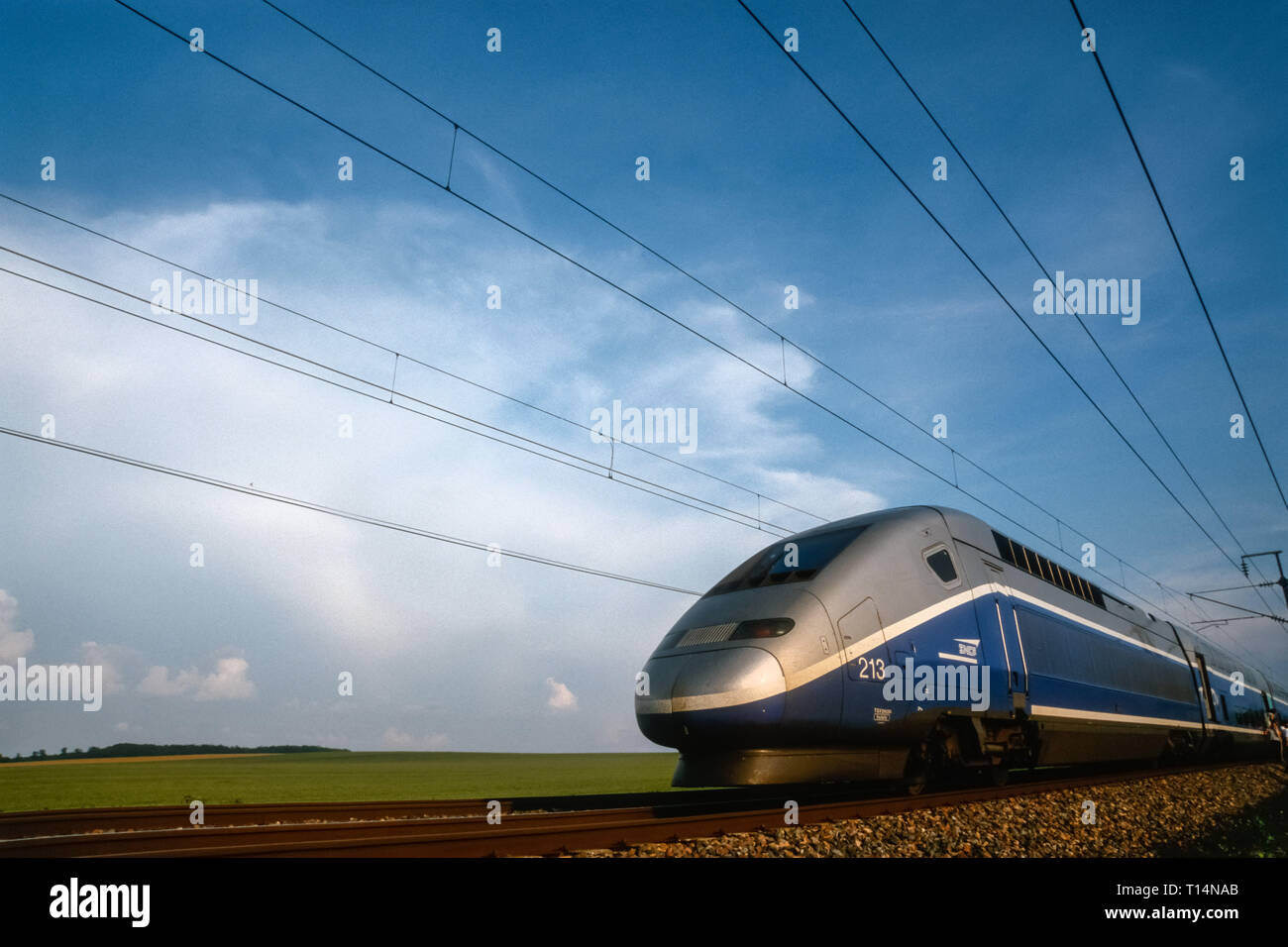 France, SNCF Railroad, TGV Stock Photo - Alamy