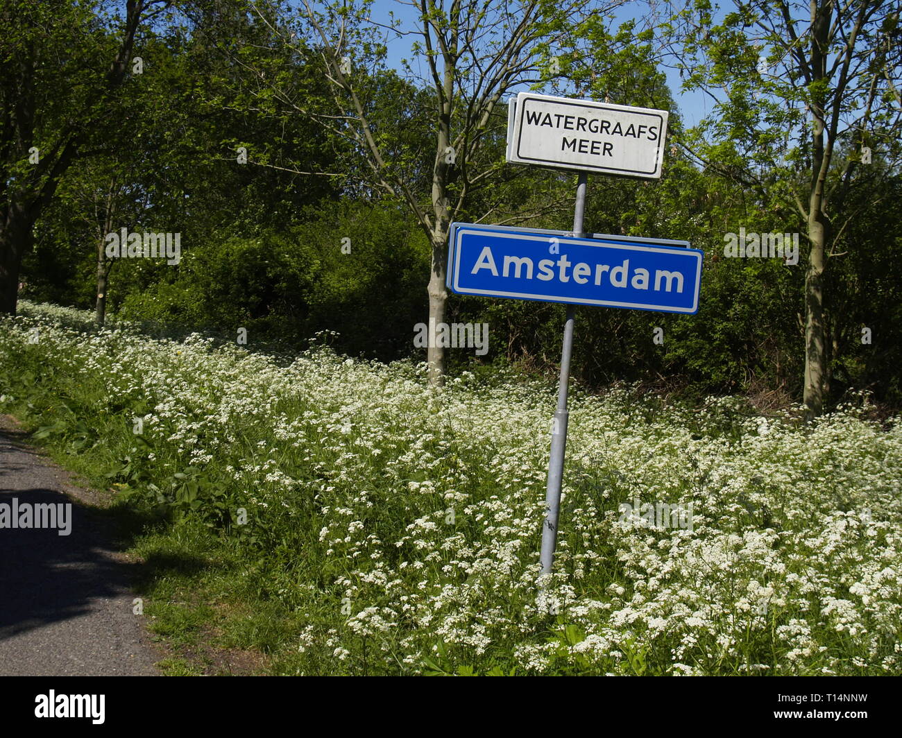 Amsterdam, an der Amstel - Amsterdam, along the Amstel River Stock ...