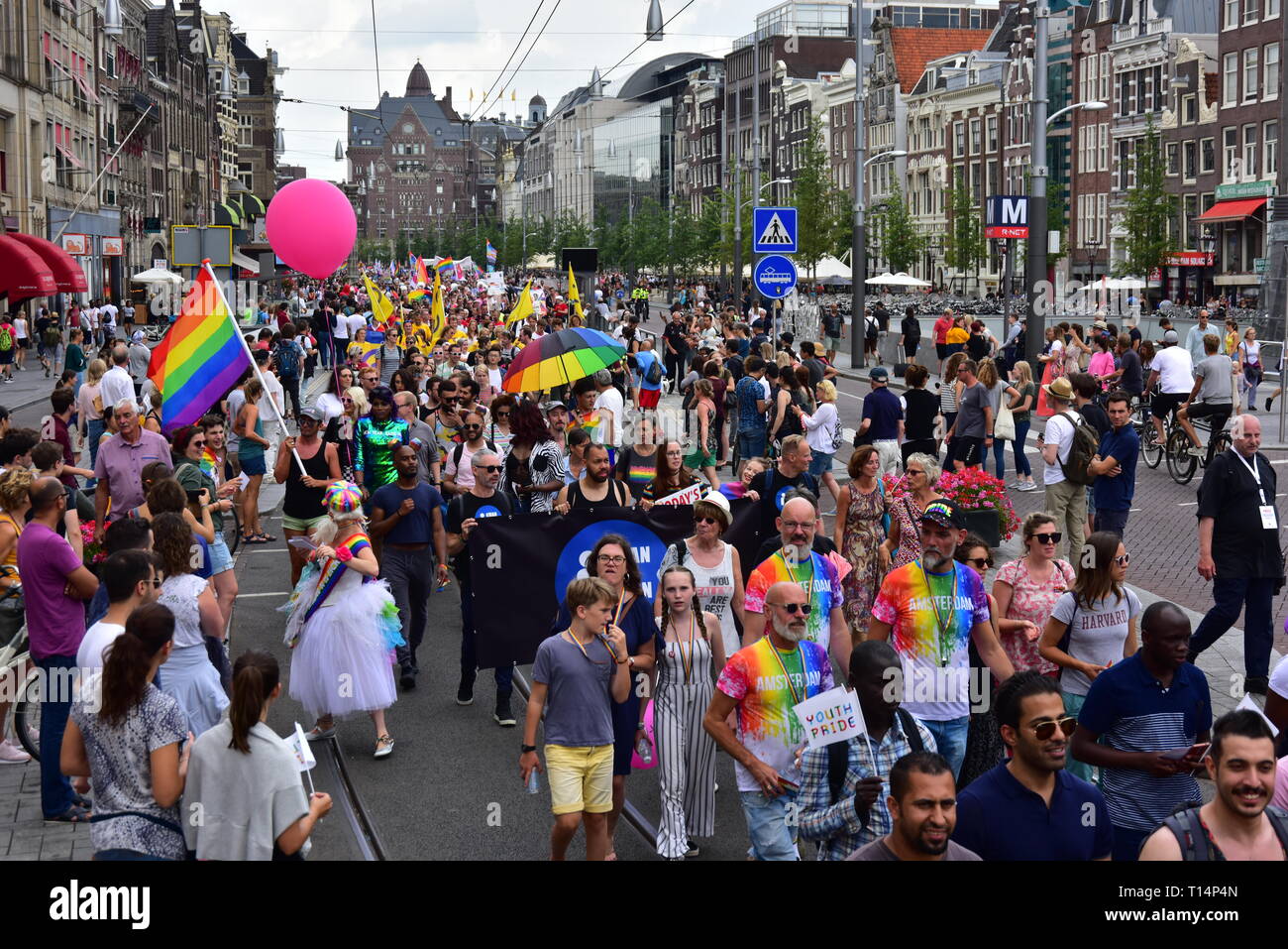Amsterdam, Gay Pride Parade 2018 Stock Photo - Alamy