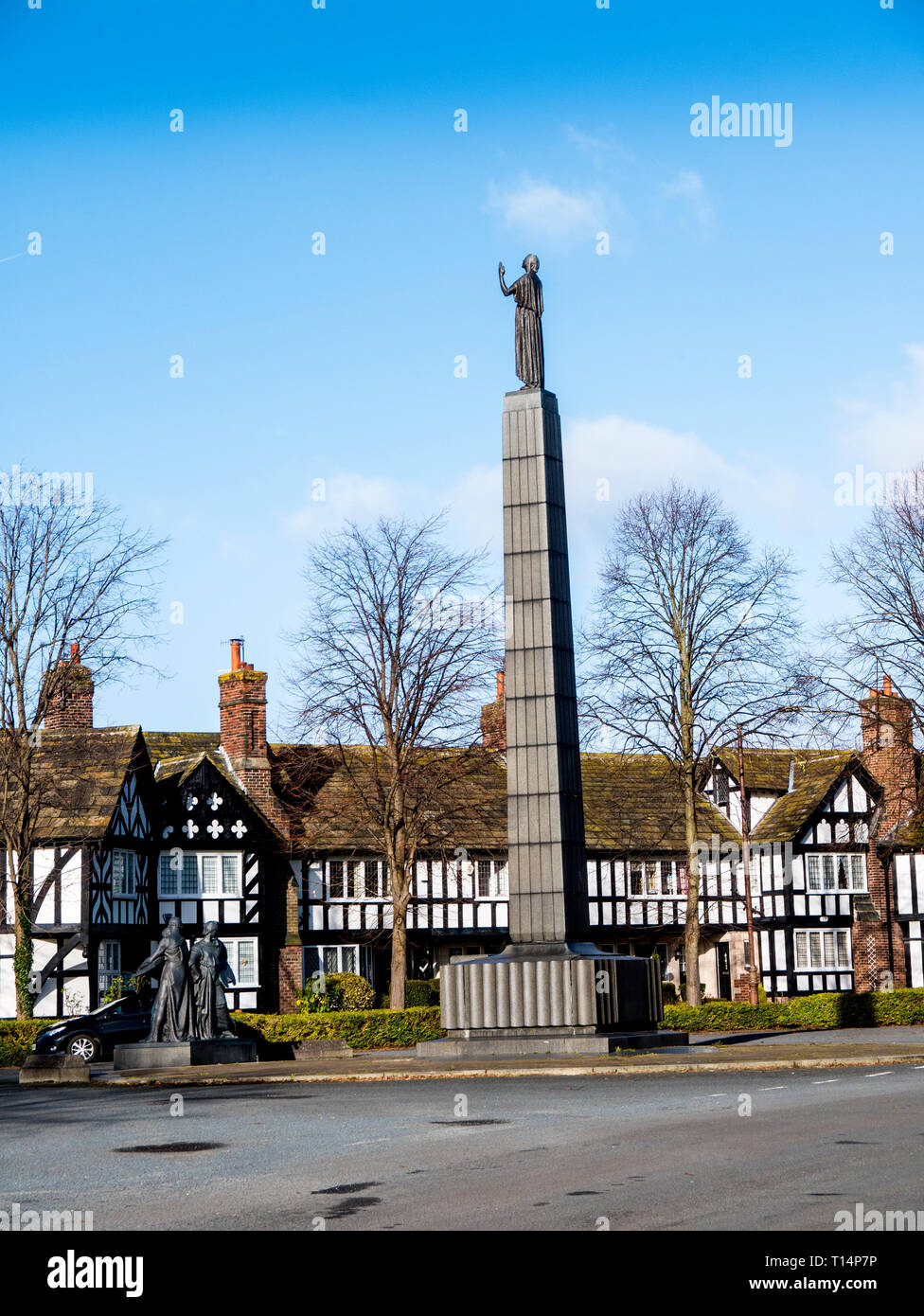 The model village of Port Sunlight near Liverpool, created by William ...