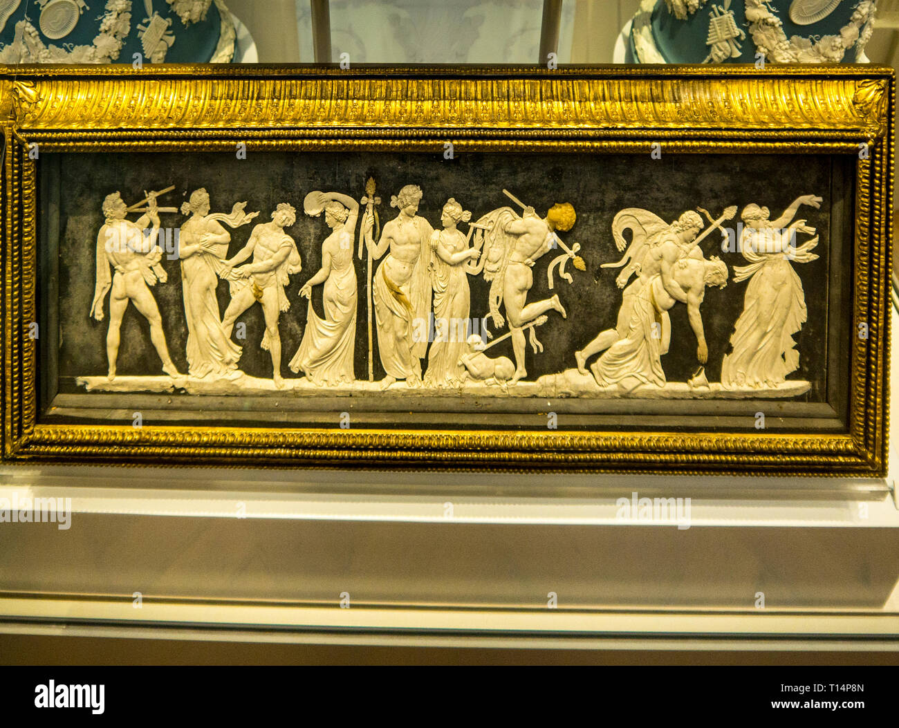 The Jasperware collection made by Josiah Wedgwood's factory in the Lady ...
