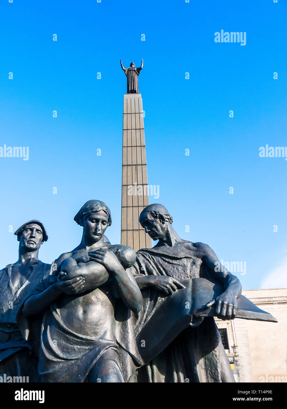 Inspirational statues of concepts such as Thrift and Education at the ...