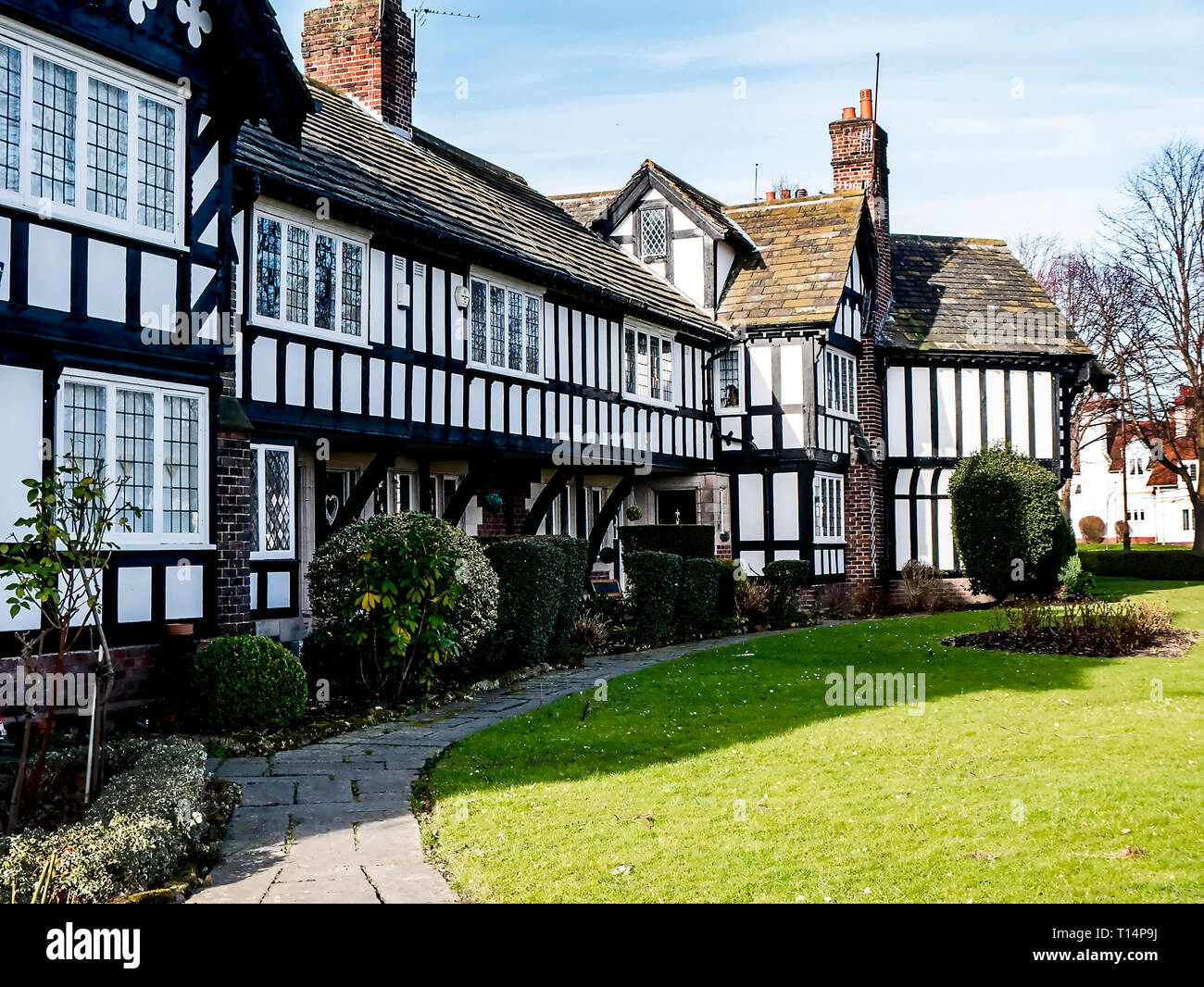 The model village of Port Sunlight near Liverpool, created by William ...