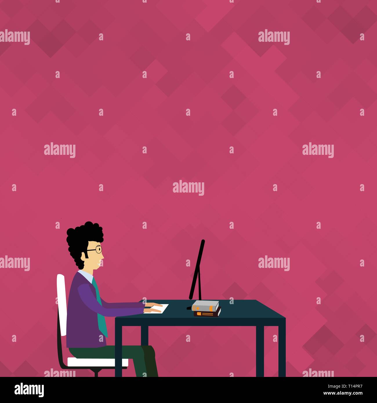 Correct Typing Position High Resolution Stock Photography and Images ...